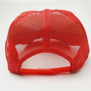 Accessories | Vintage Inspired Red Man Embroidered Patch Foam Trucker ...
